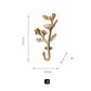 Golden Nature-Inspired Decorative Wall Hooks – Vista Modern Living