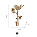 Golden Nature-Inspired Decorative Wall Hooks – Vista Modern Living